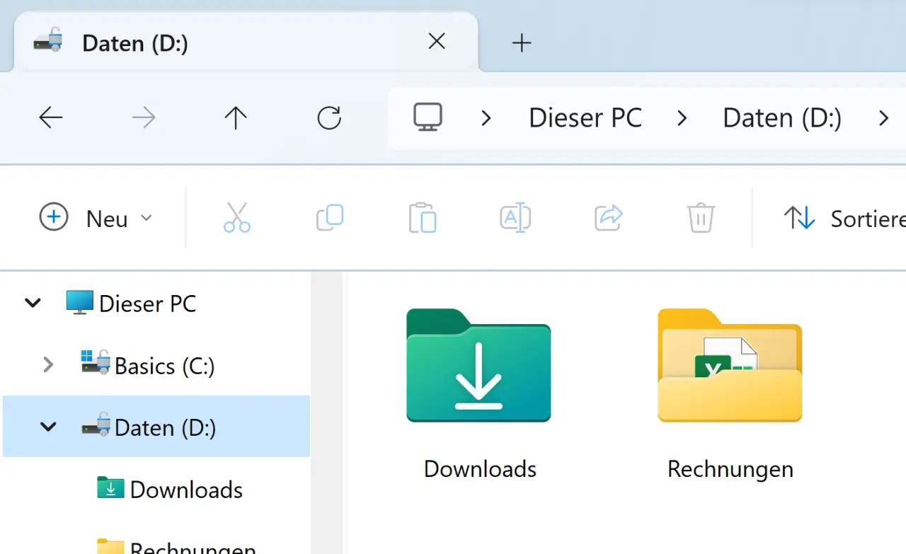 Windows | Speicherort der Standardordner ändern