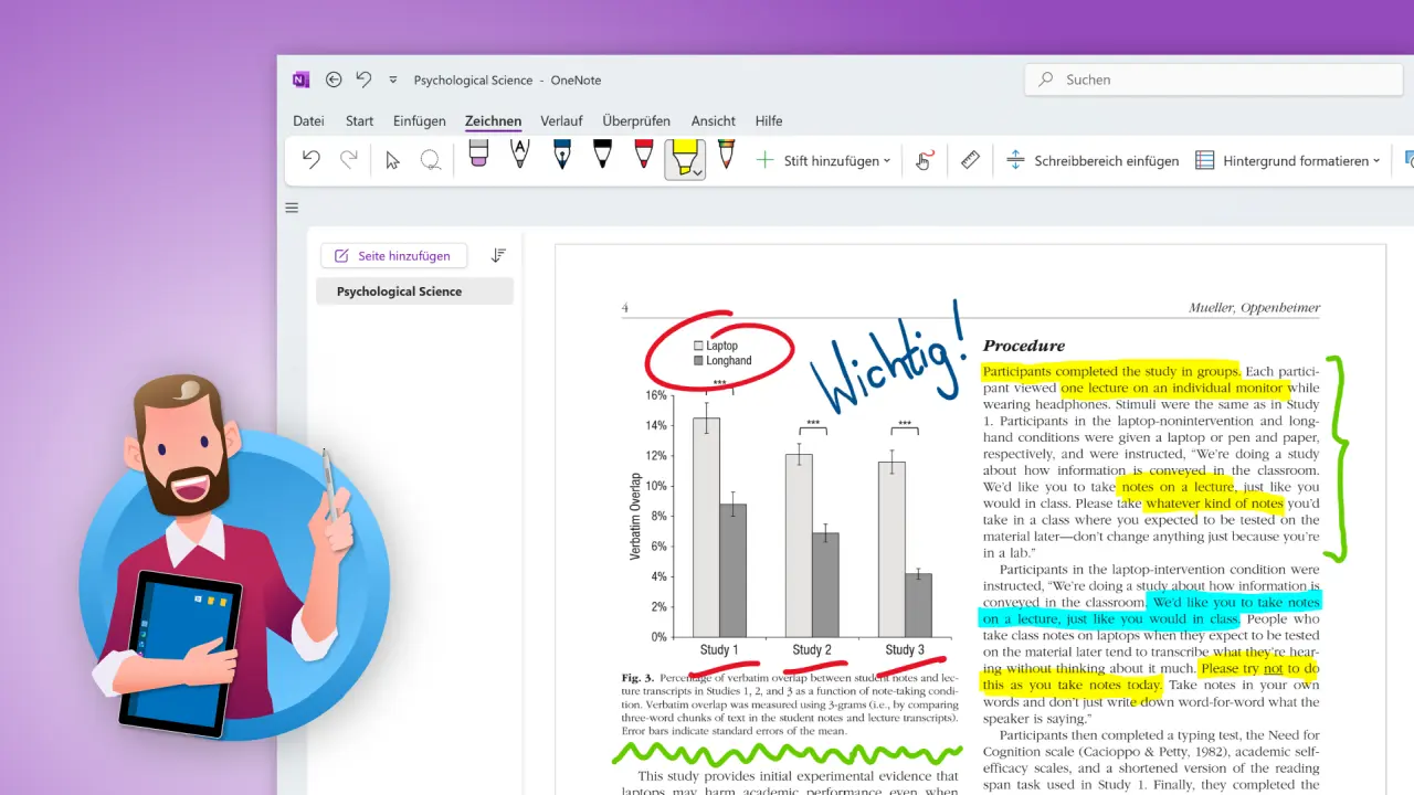 PDF in OneNote einfügen: Dateiausdruck für Dokumente